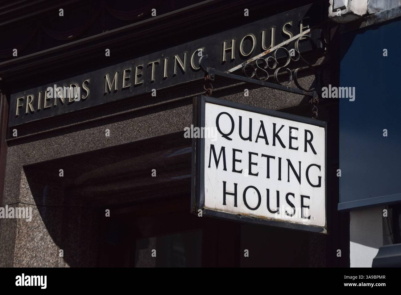 London, UK. 30th March 2025. Exterior view of the Quaker Meeting House ...
