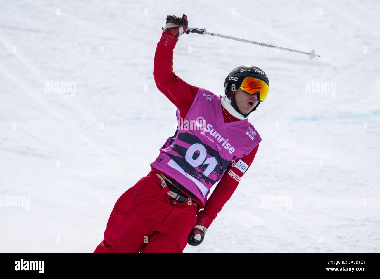 Alex Ferreira of the U.S. competes in the Freeski Halfpipe of the FIS ...