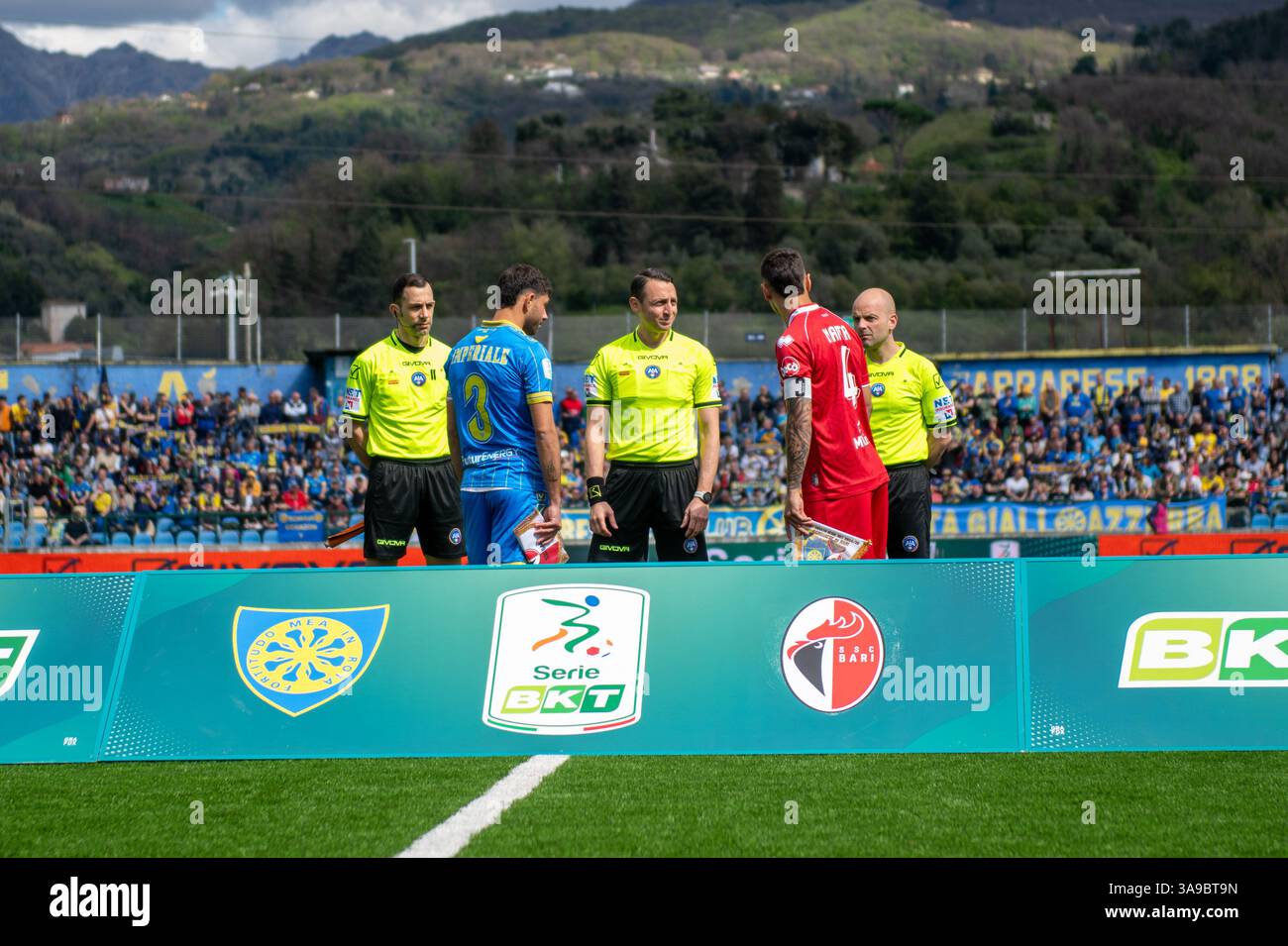 Carrara, Italy. 30th Mar, 2025. Line Up during Carrarese Calcio vs SSC ...