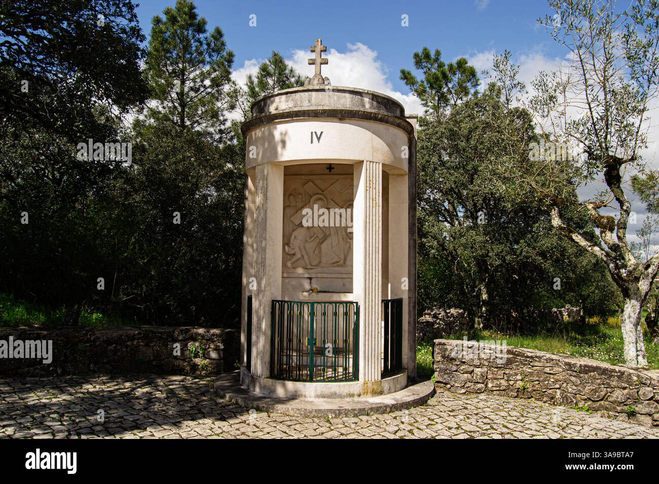 Fatima, Portugal - March 24, 2025: A chapel in Fatima amidst a serene ...