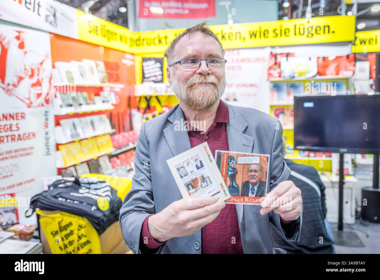 Der Leipziger Politiker Volker Külow stellt die Biographie seines ...