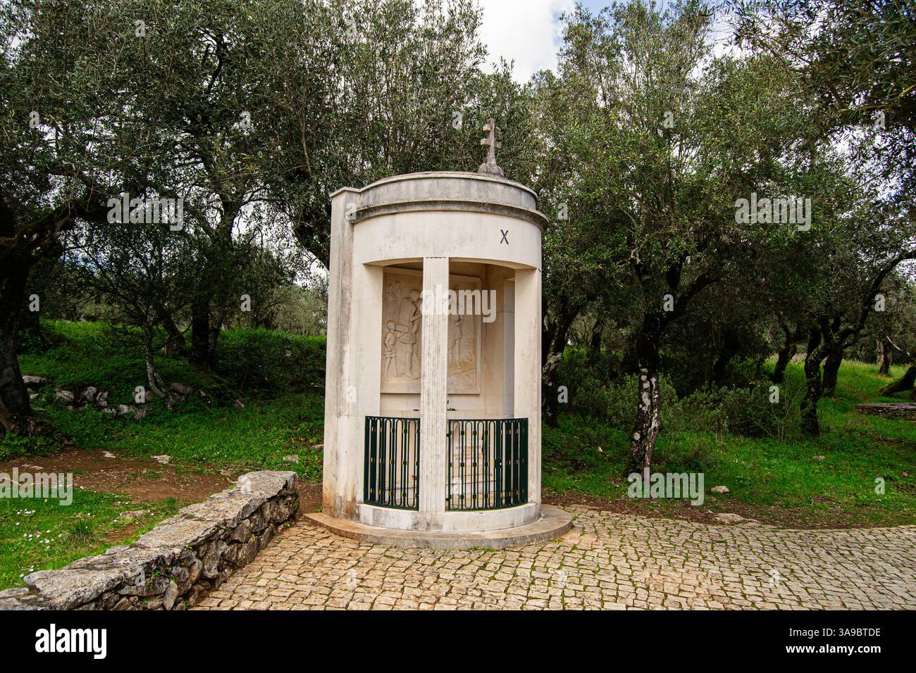 Fatima, Portugal - March 24, 2025: A religious shrine featuring a ...