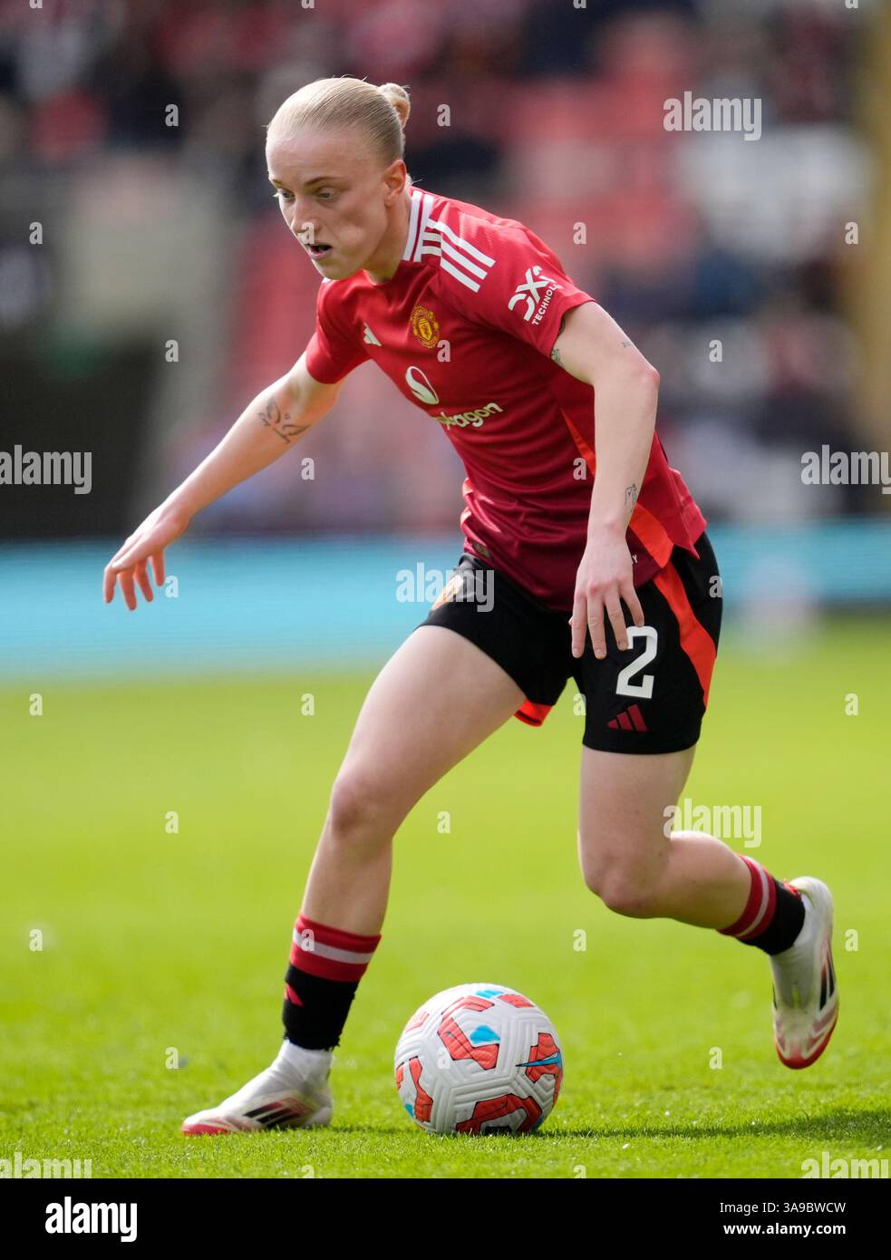 Manchester United's Anna Sandberg during the Barclays Women's Super ...
