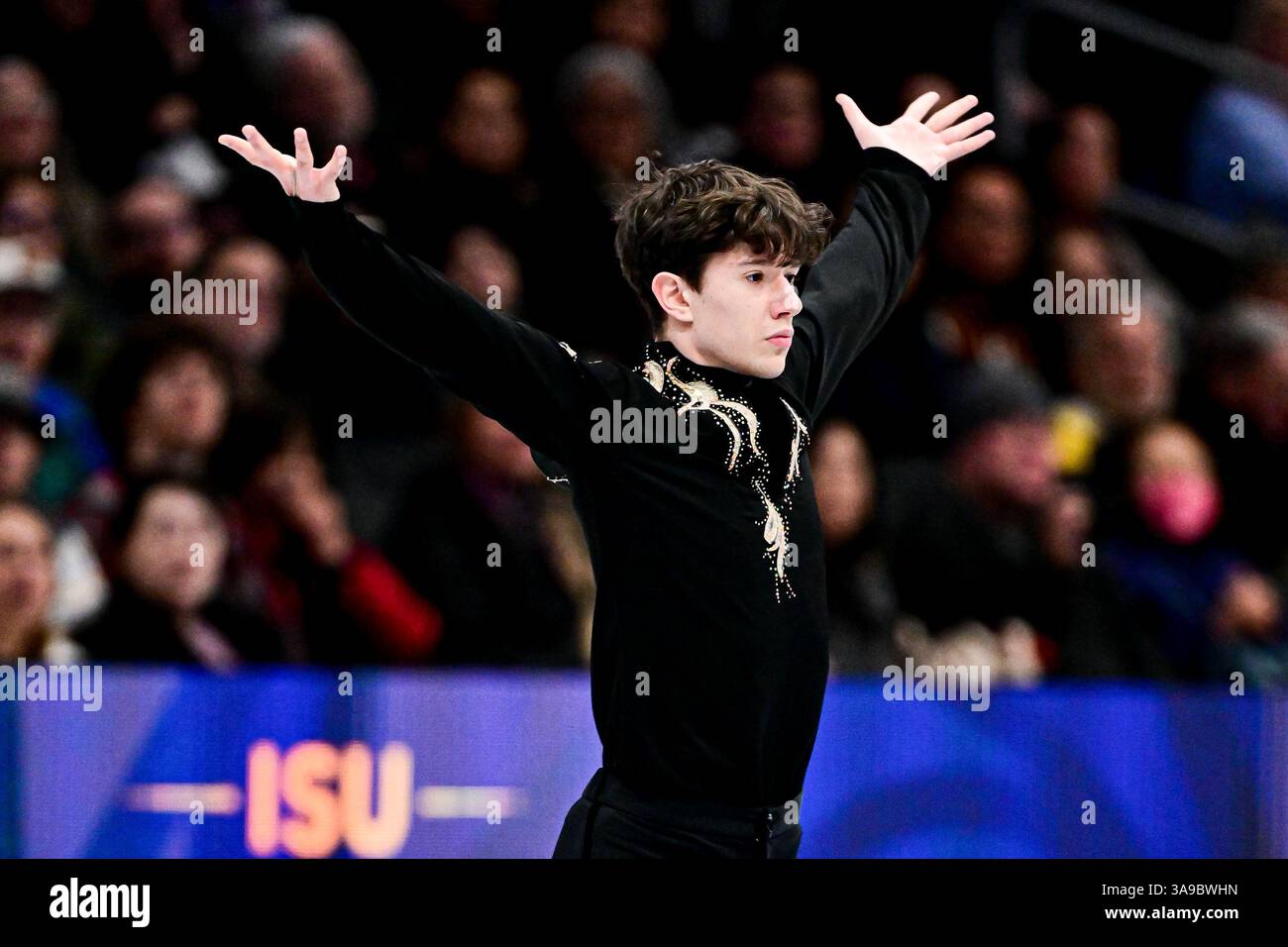 Adam HAGARA (SVK), during Men Free Skating, at the ISU World Figure ...