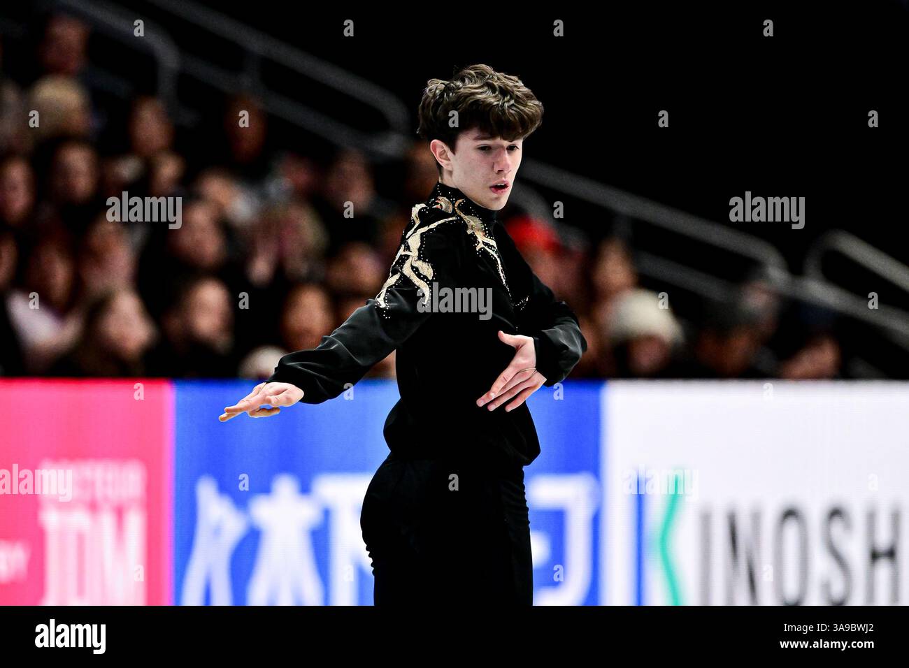 Adam HAGARA (SVK), during Men Free Skating, at the ISU World Figure ...