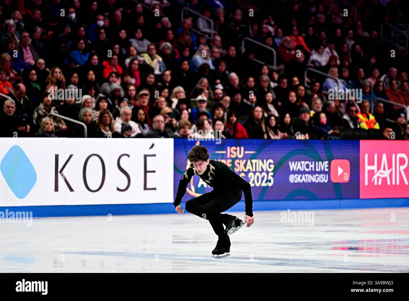 Adam HAGARA (SVK), during Men Free Skating, at the ISU World Figure ...