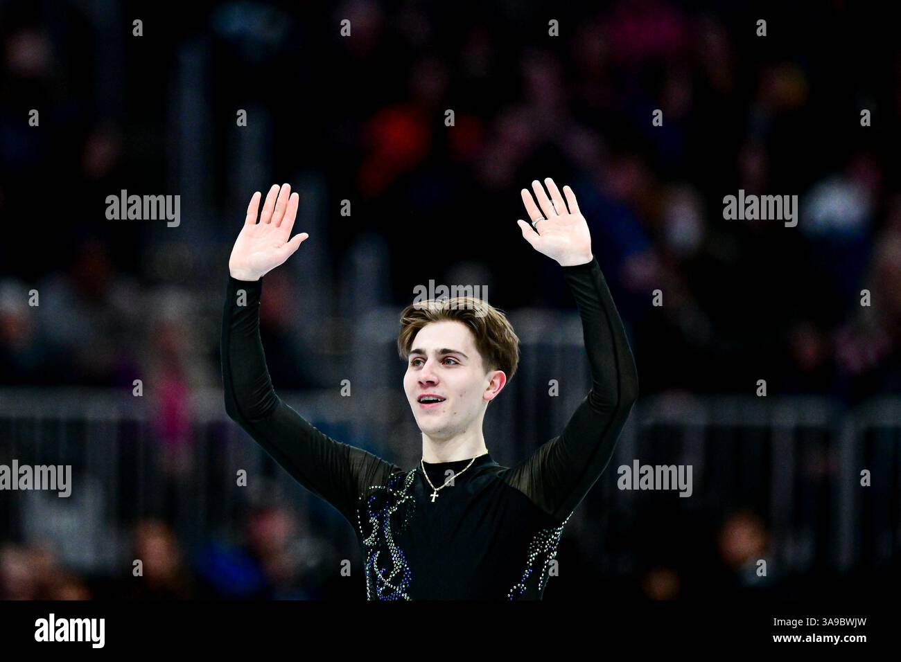 Roman SADOVSKY (CAN), during Men Free Skating, at the ISU World Figure ...