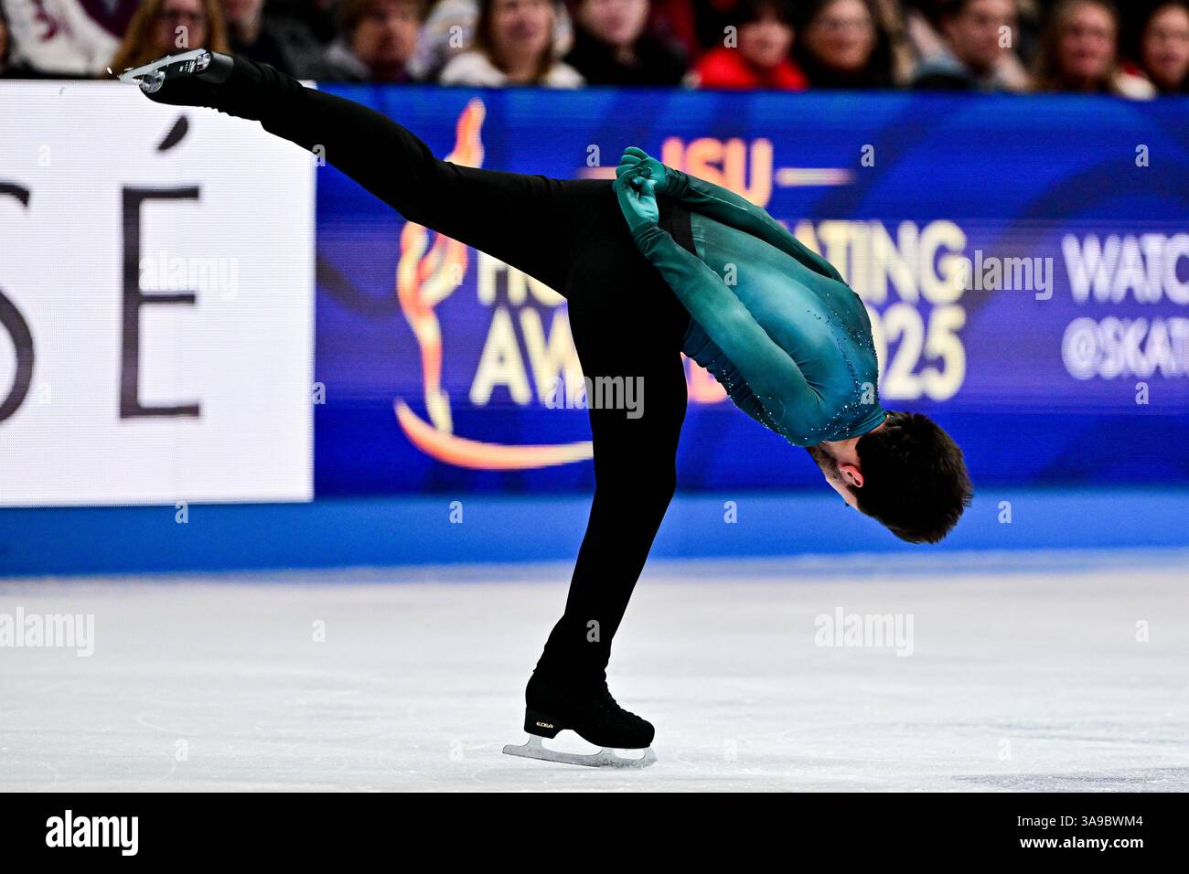 Kevin AYMOZ (FRA), during Men Free Skating, at the ISU World Figure ...