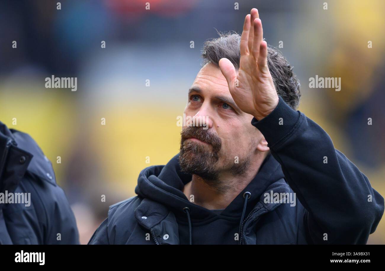 30 March 2025, Saxony, Dresden: Soccer: 3rd division, SG Dynamo Dresden ...