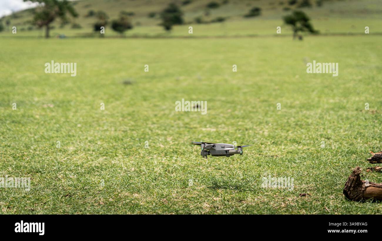 Cinematic footage drone flying over hi-res stock photography and images ...