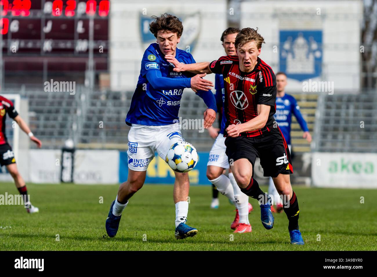 Trelleborg, Sverige. 30th Mar, 2025. 250330 Trelleborgs Viktor ...