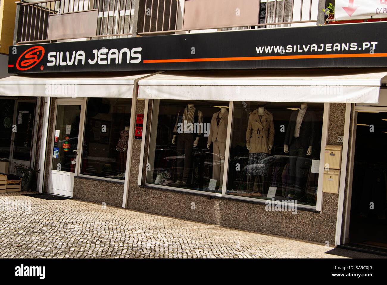 Fatima, Portugal - March 24, 2025: View of the Silva Jeans store ...