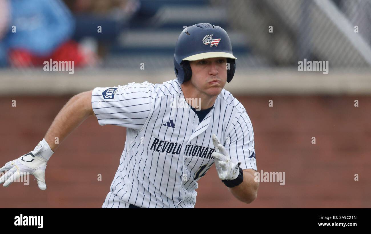 George Washington infielder Greg Marmo (12) during an NCAA baseball ...