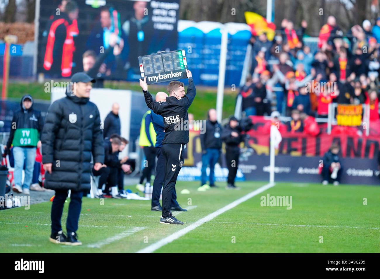 Aarhus, Denmark. 30th Mar, 2025. Superligakampen mellem AGF og FC ...