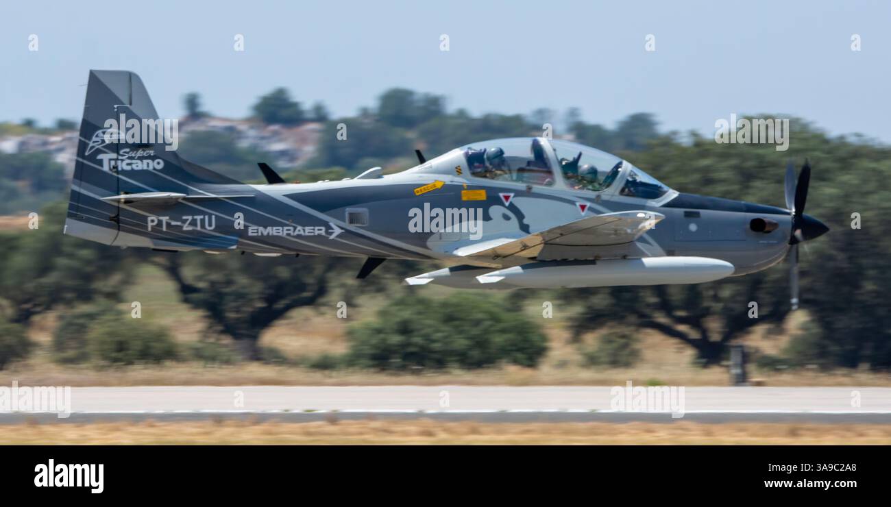 Embraer EMB 314 Super Tucano at the Beja Air Festival Stock Photo - Alamy