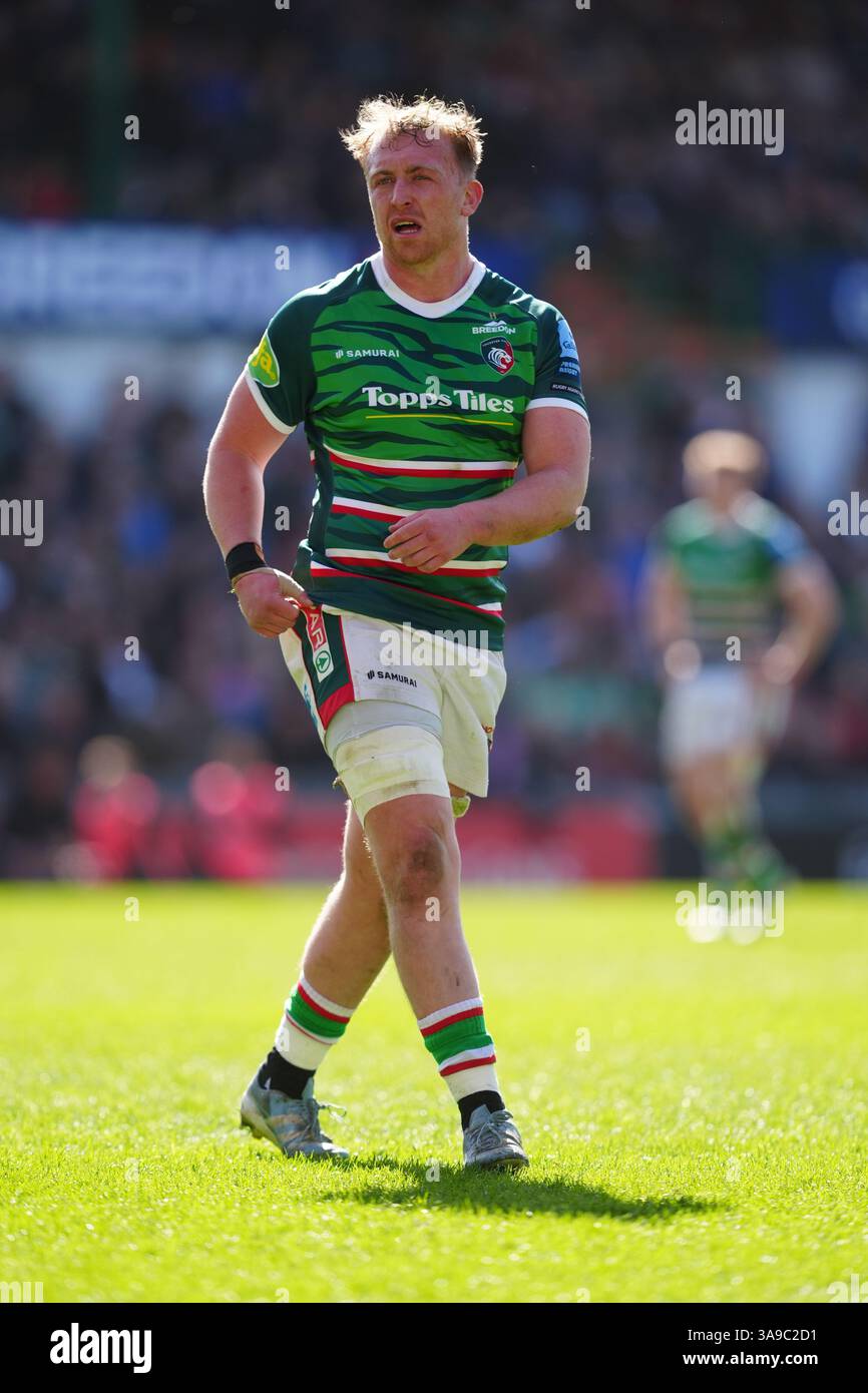 Leicester Tigers' Tommy Reffell during the Gallagher Premiership Rugby ...
