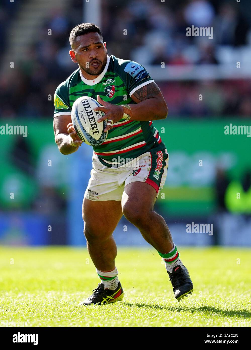 Leicester Tigers' Solomone Kata during the Gallagher Premiership Rugby ...