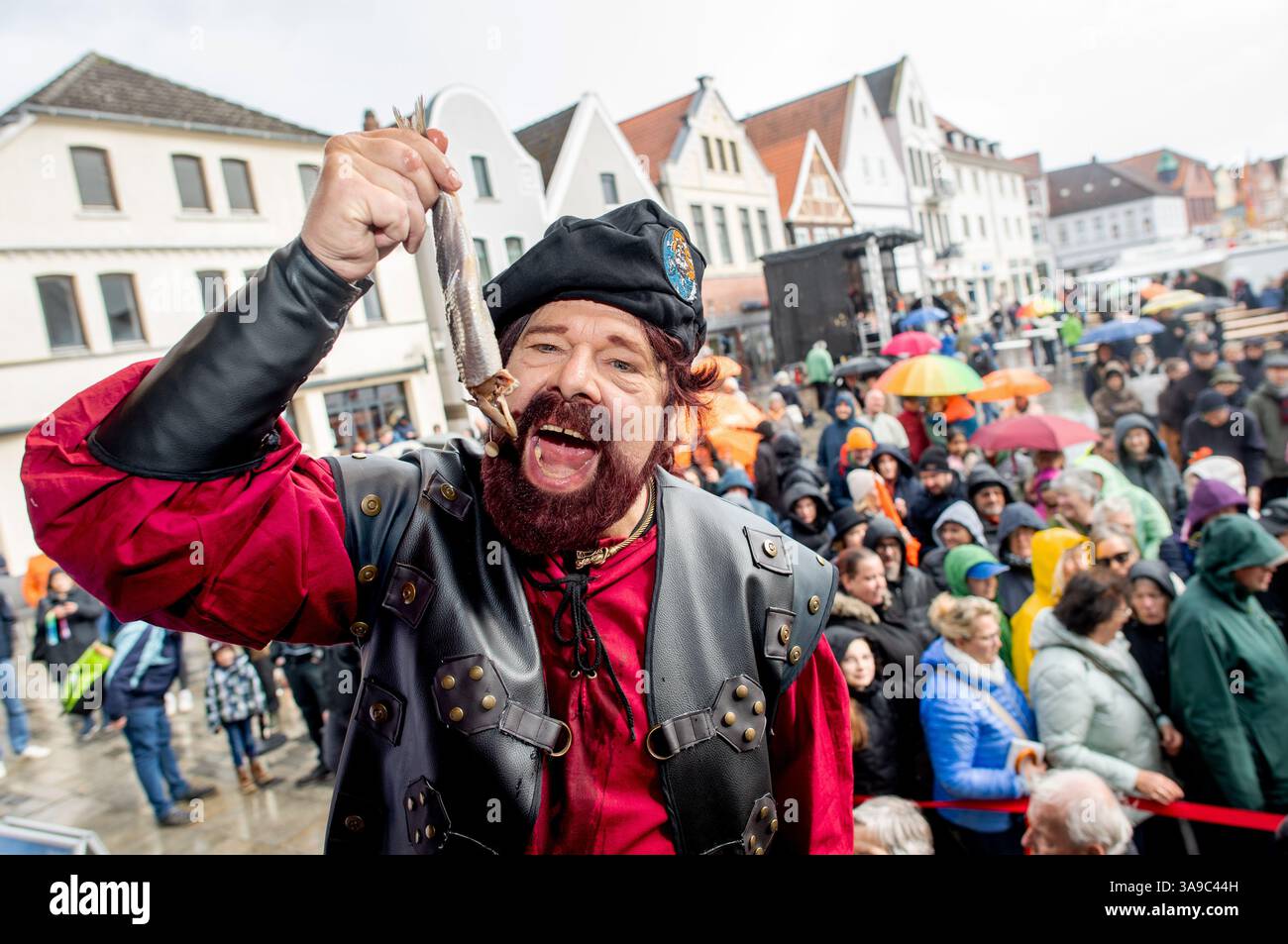 Verden, Germany. 30th Mar, 2025. Actor Bernd Maas poses as Klaus ...