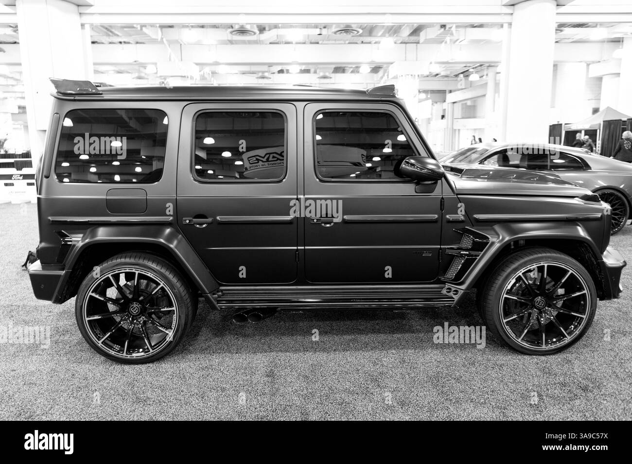 New York City, USA - March 28, 2024: Mercedes Benz G SUV Brabus tuning ...