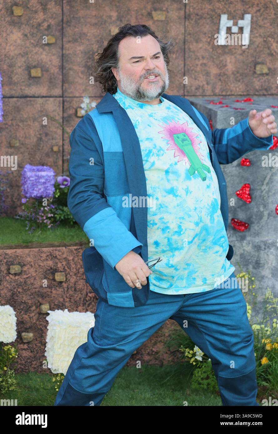 Minecraft movie jack black hi-res stock photography and images - Alamy
