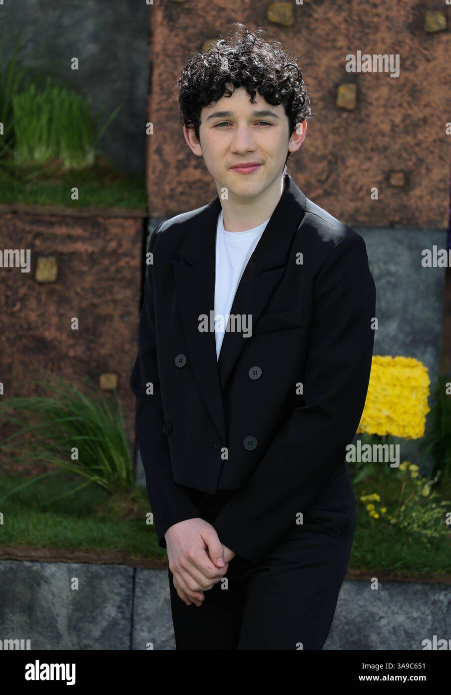 LONDON, UK. 30th Mar, 2025. Sebastian Hansen attended A Minecraft Movie on behalf of Warner Bros ...