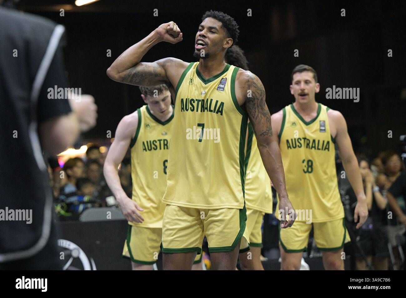 Singapore. 30th Mar, 2025. John Charles Dillon Stith (front) of ...
