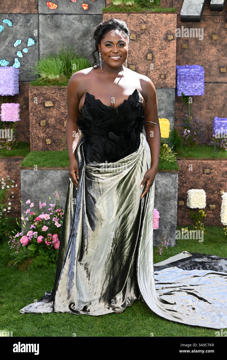 London, UK. March 30th, 2025. Danielle Brooks arriving at A Minecraft ...