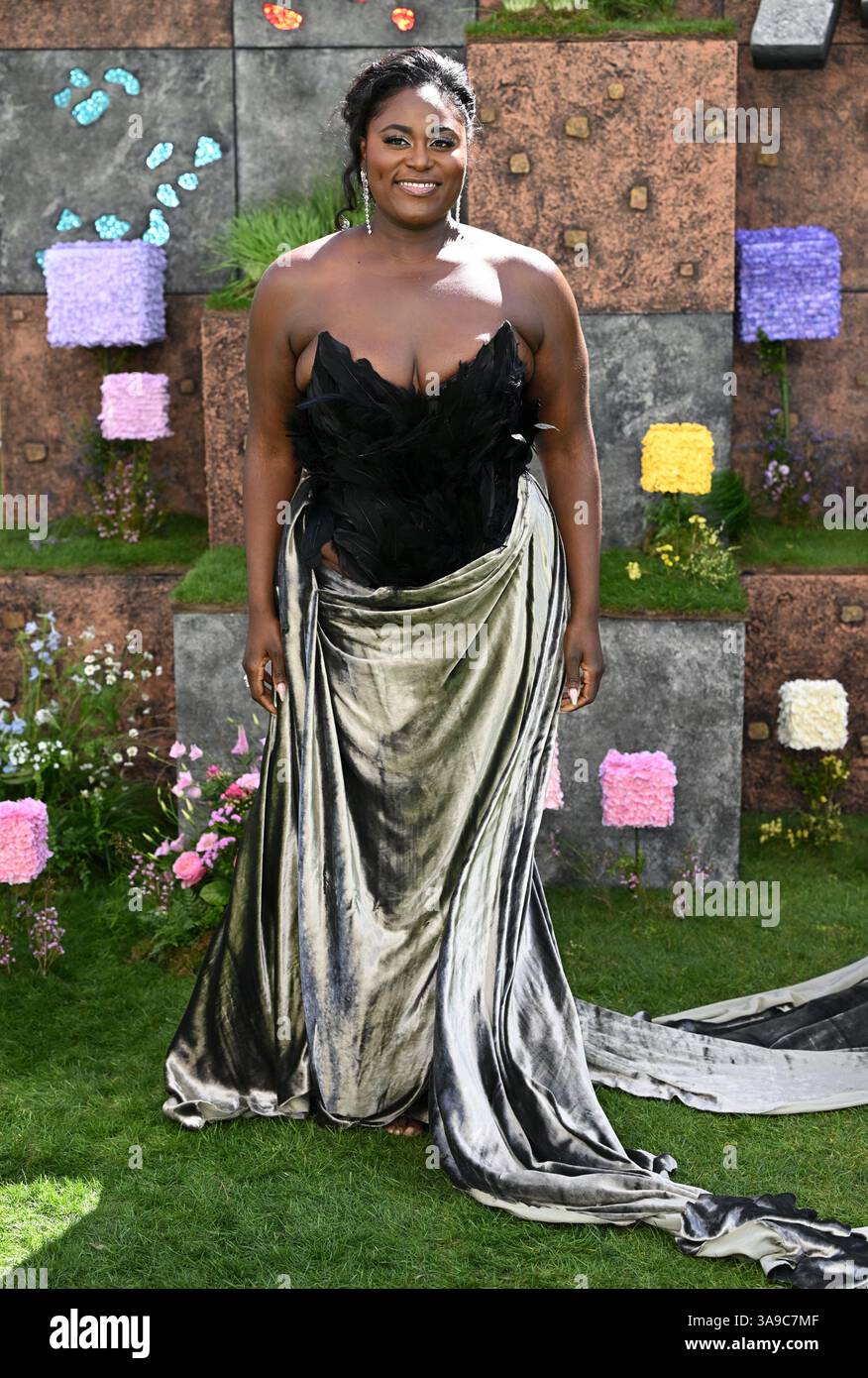 London, UK. March 30th, 2025. Danielle Brooks arriving at The Minecraft ...
