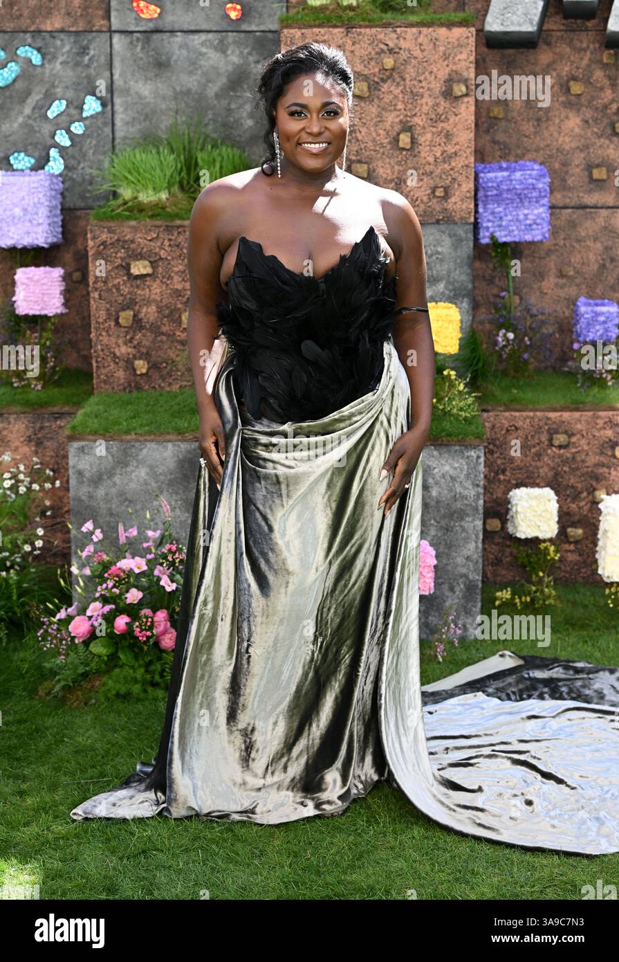 London, UK. March 30th, 2025. Danielle Brooks arriving at A Minecraft ...