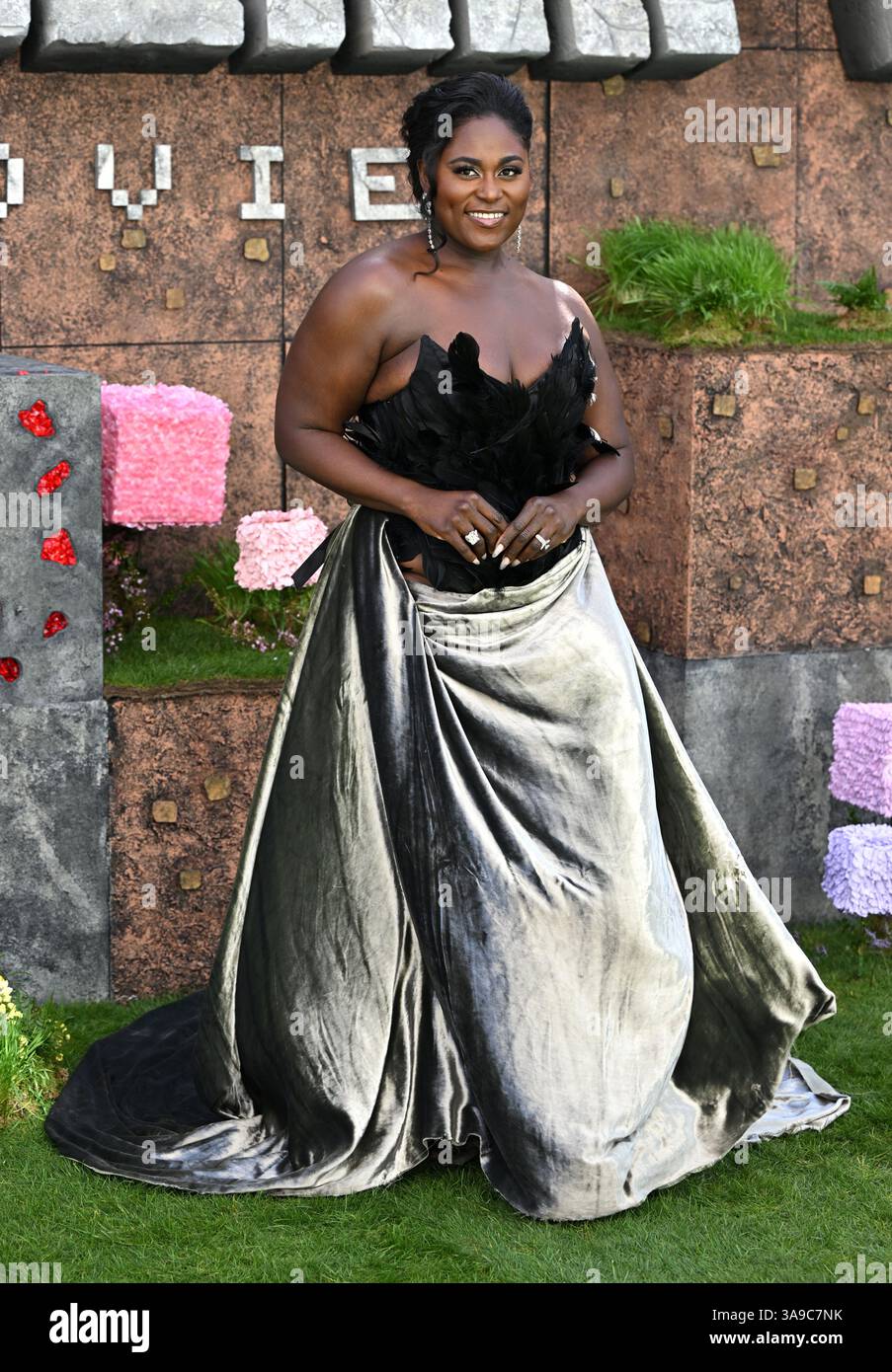 London, UK. March 30th, 2025. Danielle Brooks arriving at A Minecraft ...