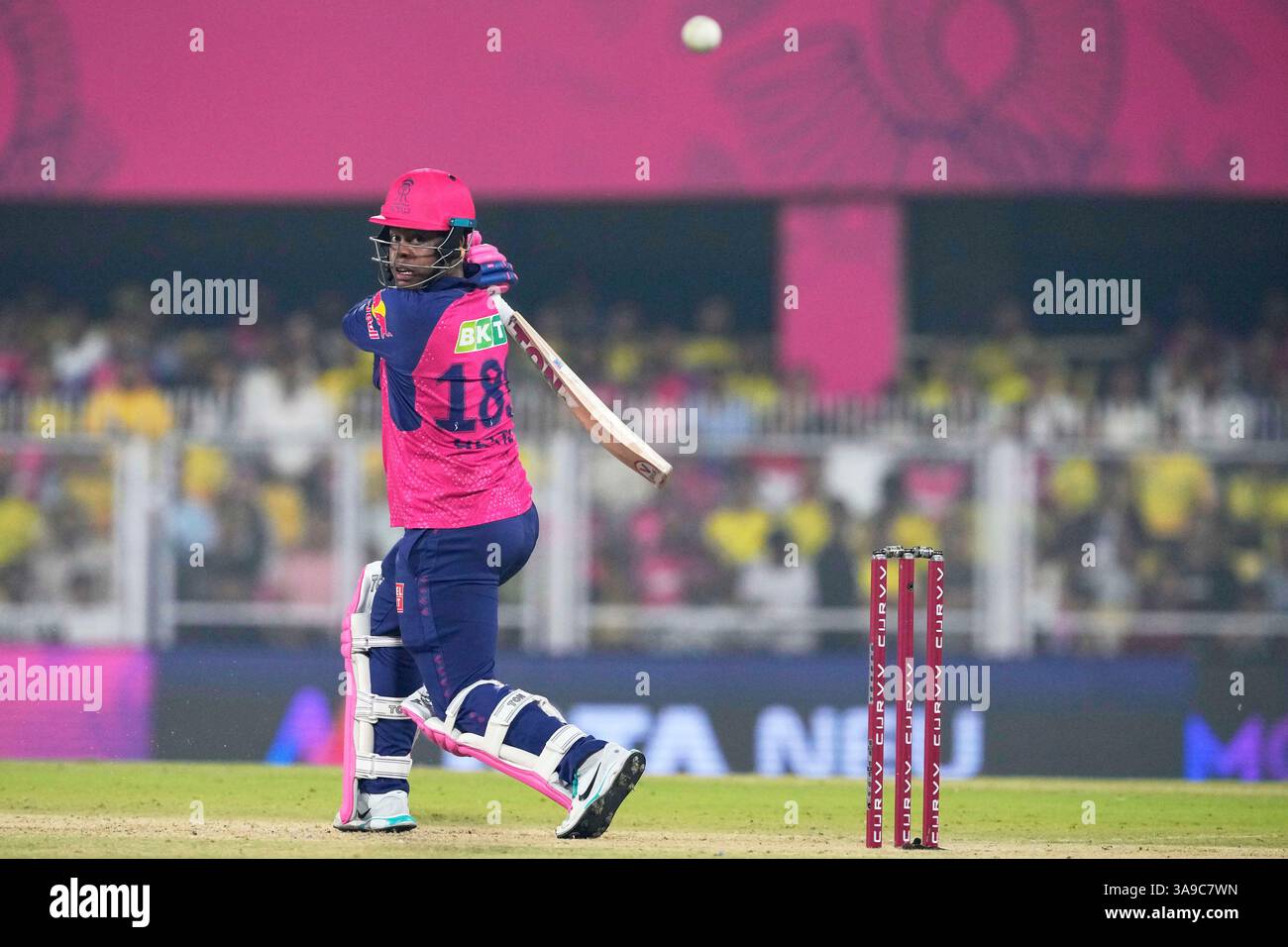 Rajasthan Royals' Shimron Hetmyer bats during the Indian Premier League ...