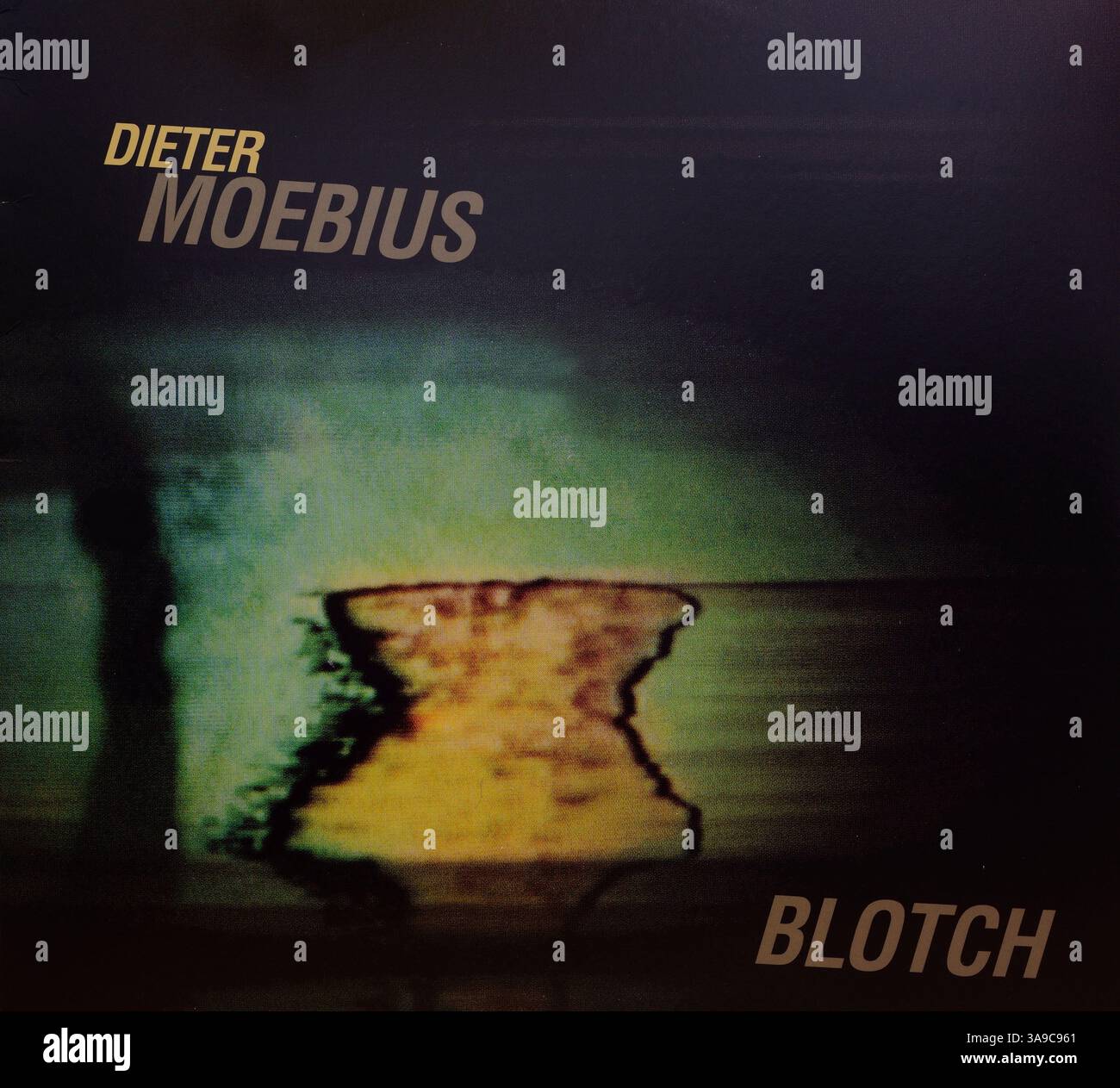 Vintage vinyl record cover, Dieter Moebius, Blotch, 1999, Reissue Stock Photo - Alamy