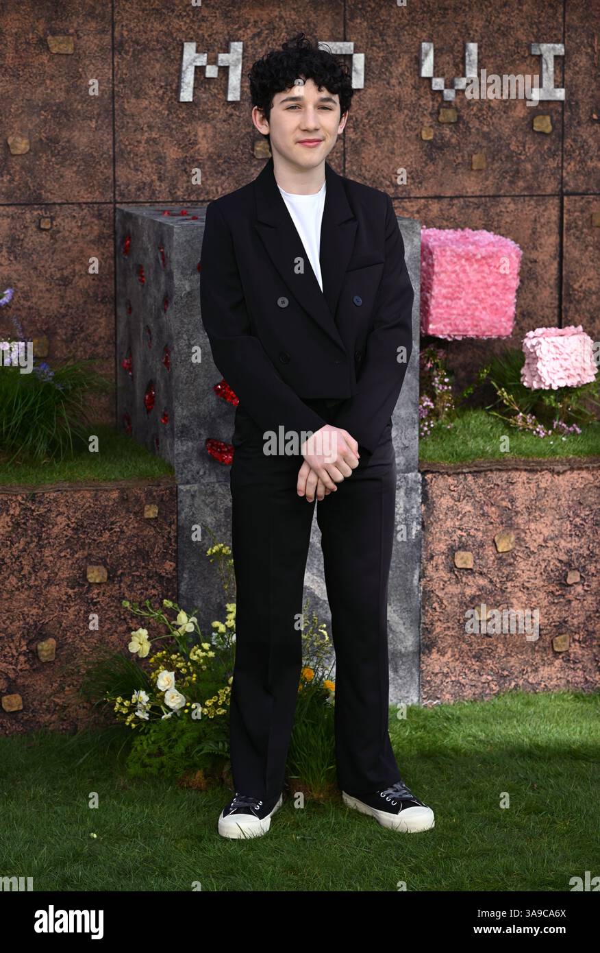 London, UK. March 30th, 2025. Sebastian Hansen arriving at A Minecraft ...