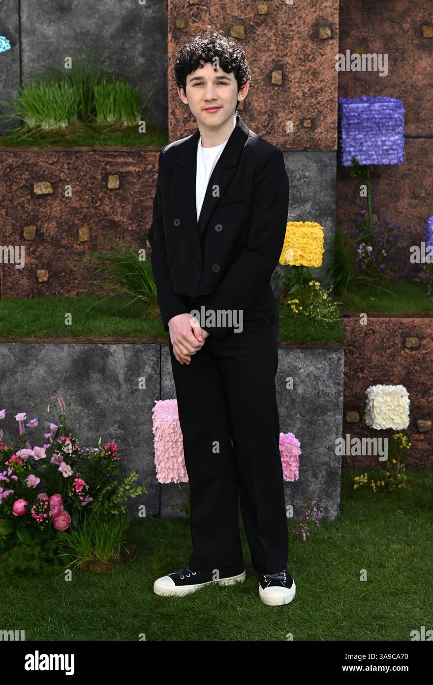 London, UK. March 30th, 2025. Sebastian Hansen arriving at A Minecraft ...