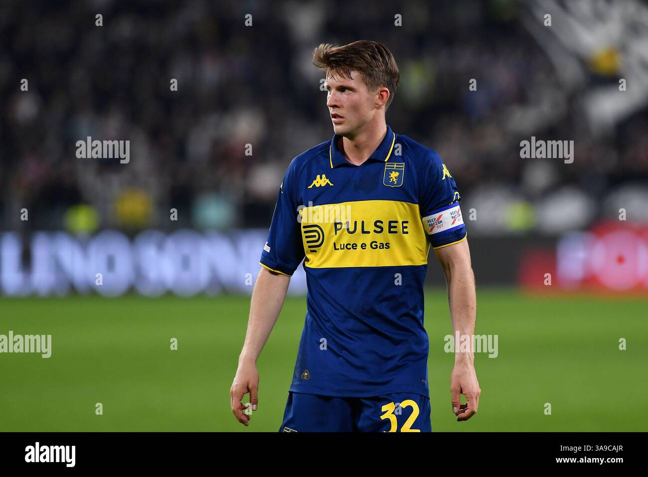 Turin, Italy. 30th Mar, 2025. Morten Frendrup of Genoa CFC during Serie ...