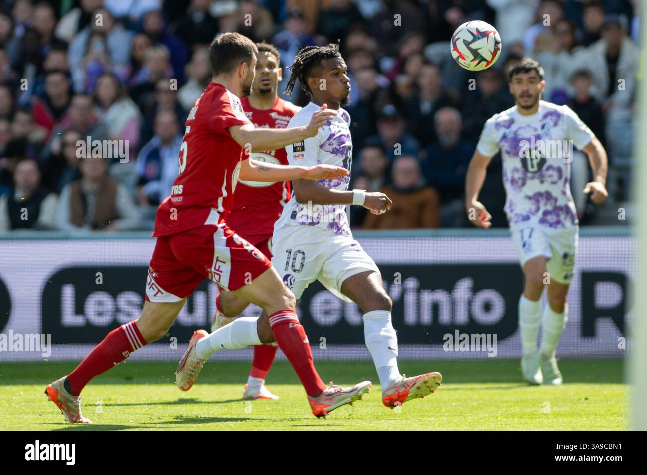 Yann Gboho of Toulouse during the French championship Ligue 1 football ...