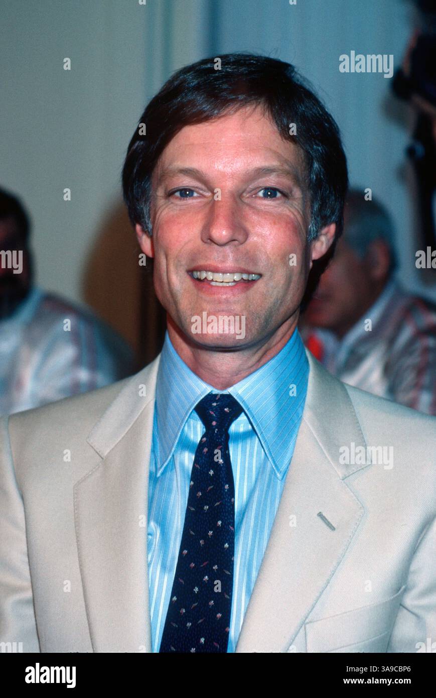 Richard Chamberlain (1934-2025)at the Cannes Film Festival in May 1984 ...