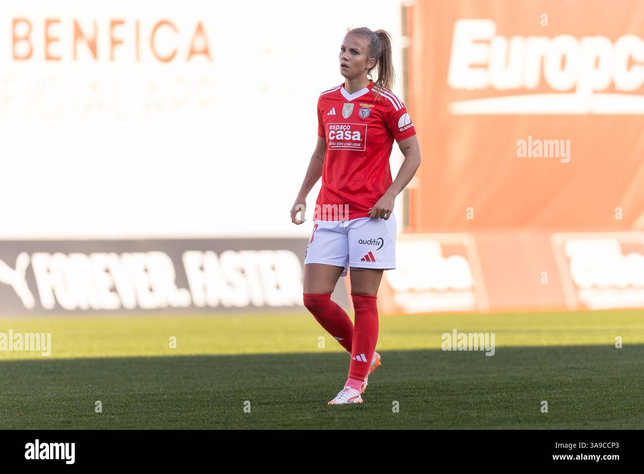 March 29, 2025. Seixal, Portugal. Benfica's midfielder from Germany ...