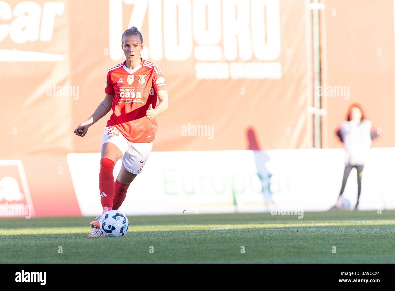 March 29, 2025. Seixal, Portugal. Benfica's midfielder from Germany ...