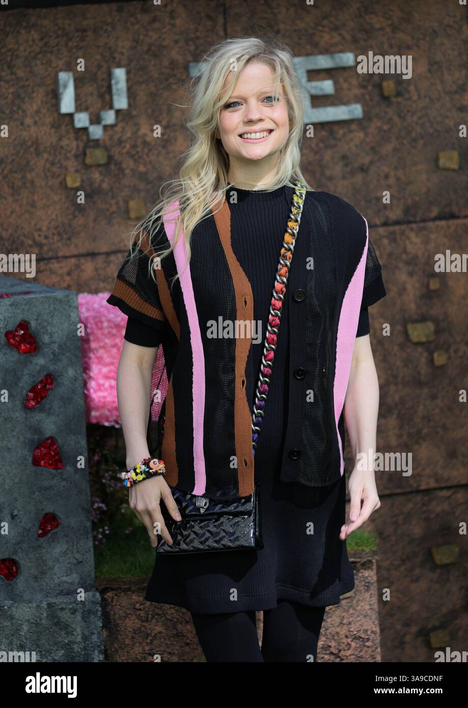 LONDON, UK. 30th Mar, 2025. Agnes Larsson attended A Minecraft Movie on ...