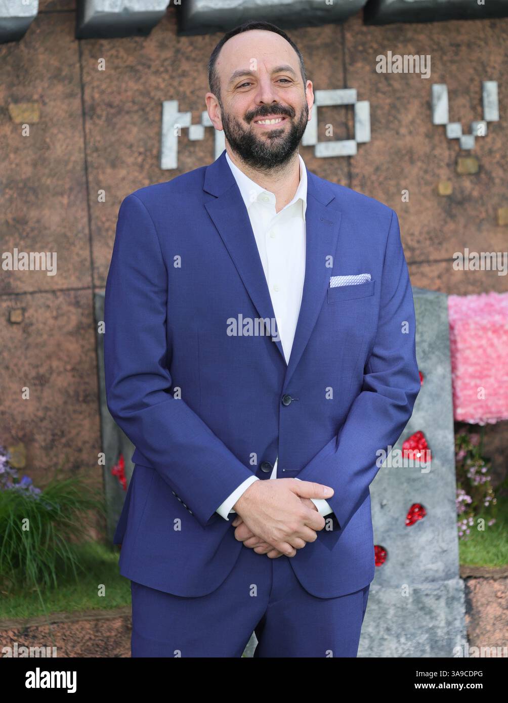 LONDON, UK. 30th Mar, 2025. Chris Galletta attended A Minecraft Movie on behalf of Warner Bros ...