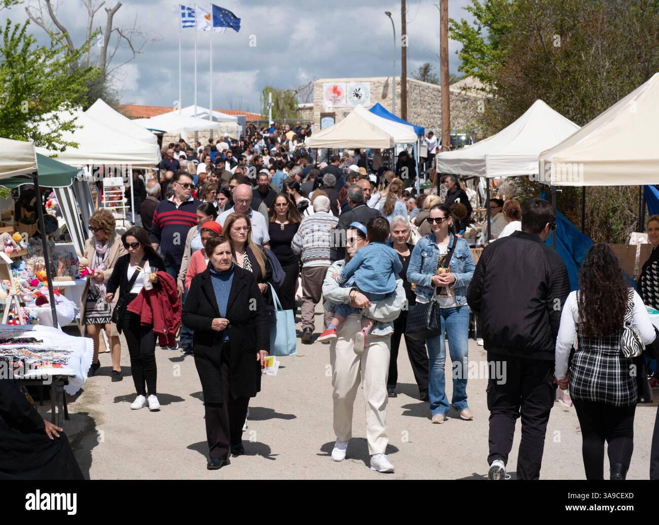 Polemi Tulip Festival, Cyprus Stock Photo - Alamy
