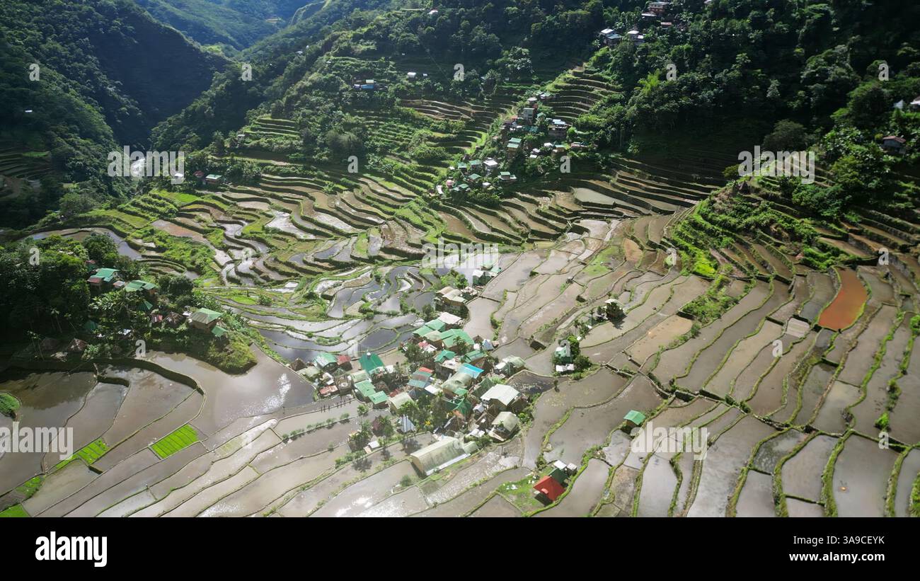 Batad Rice Terraces in Ifugao Philippines Stock Photo - Alamy