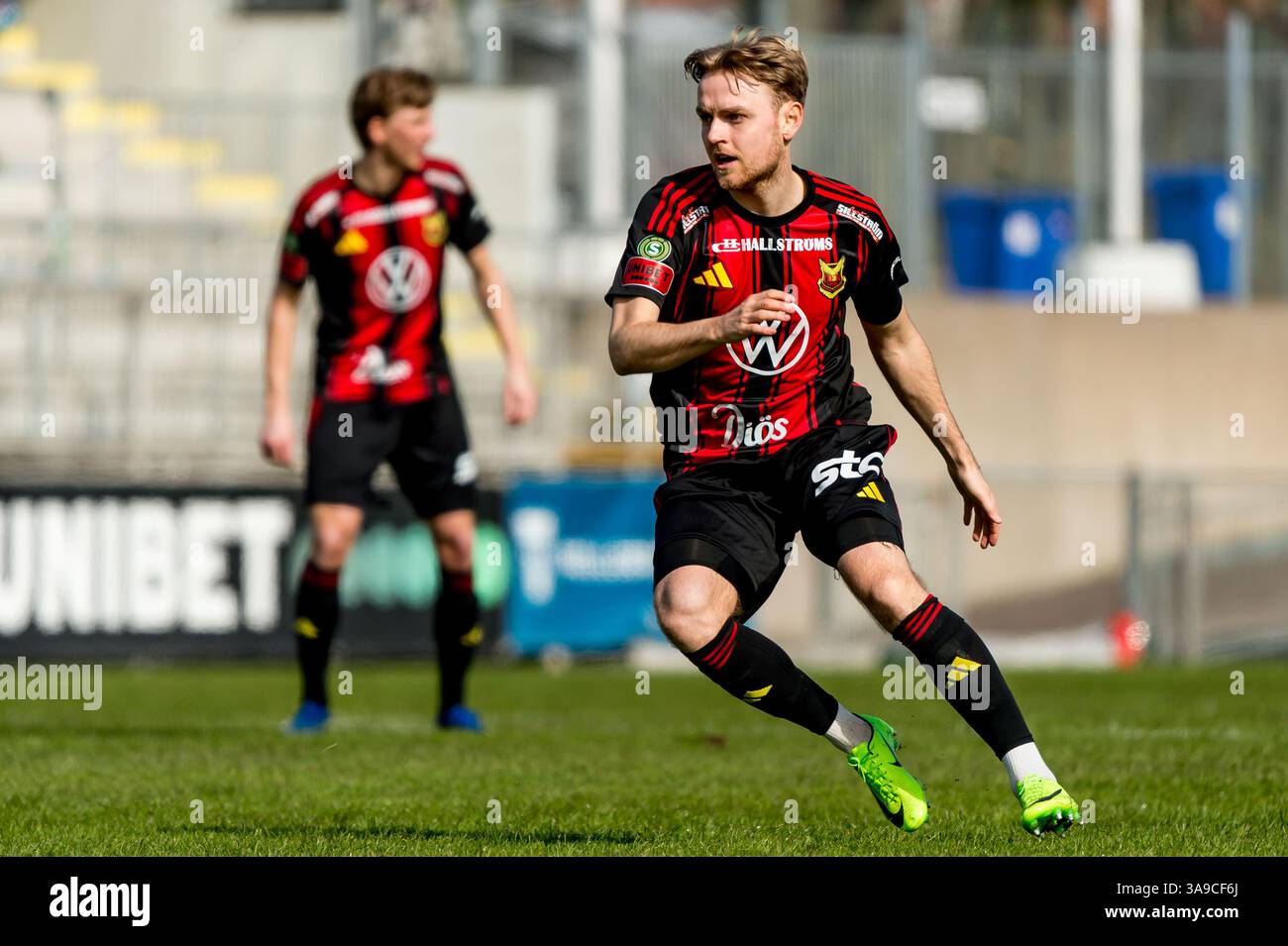 Trelleborg, Sverige. 30th Mar, 2025. 250330 Östersunds Simon Marklund ...