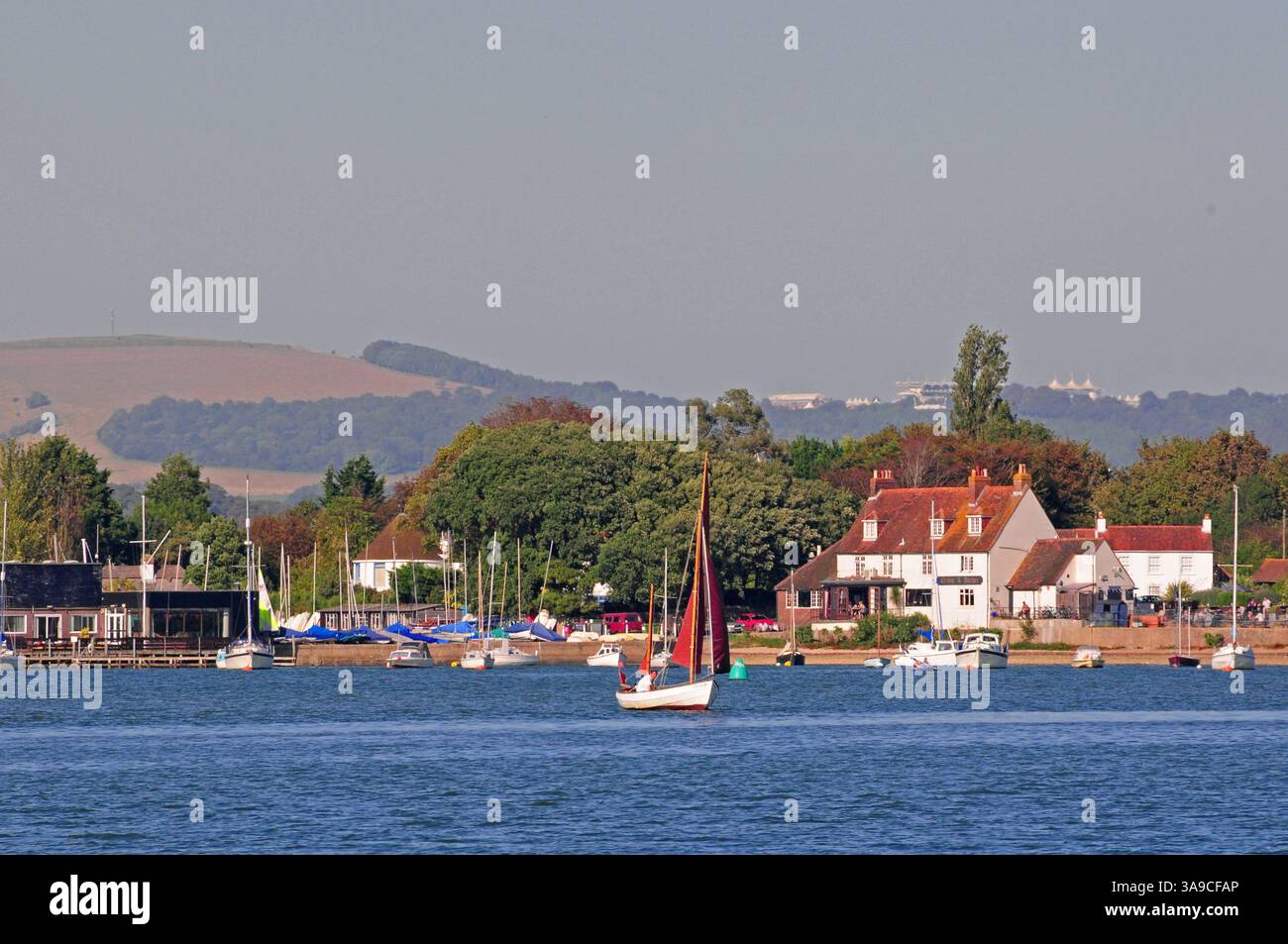 Dell Quay from Copperal Point Stock Photo - Alamy