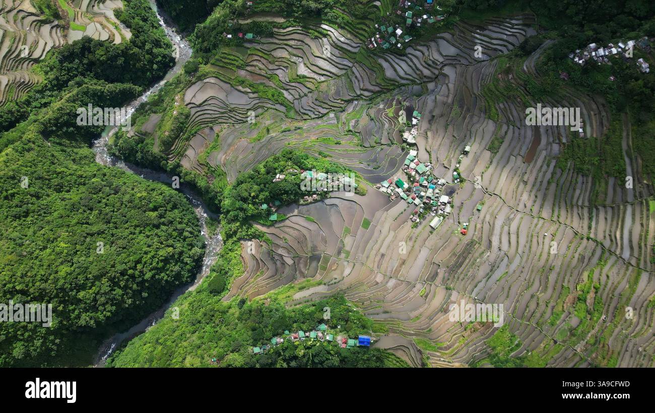 Batad Rice Terraces in Ifugao Philippines Stock Photo - Alamy