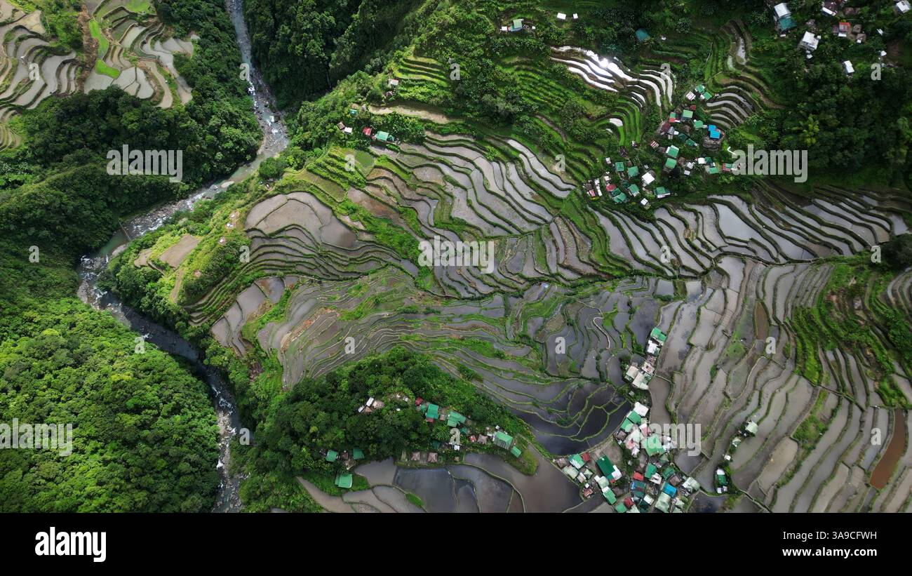 Batad Rice Terraces in Ifugao Philippines Stock Photo - Alamy