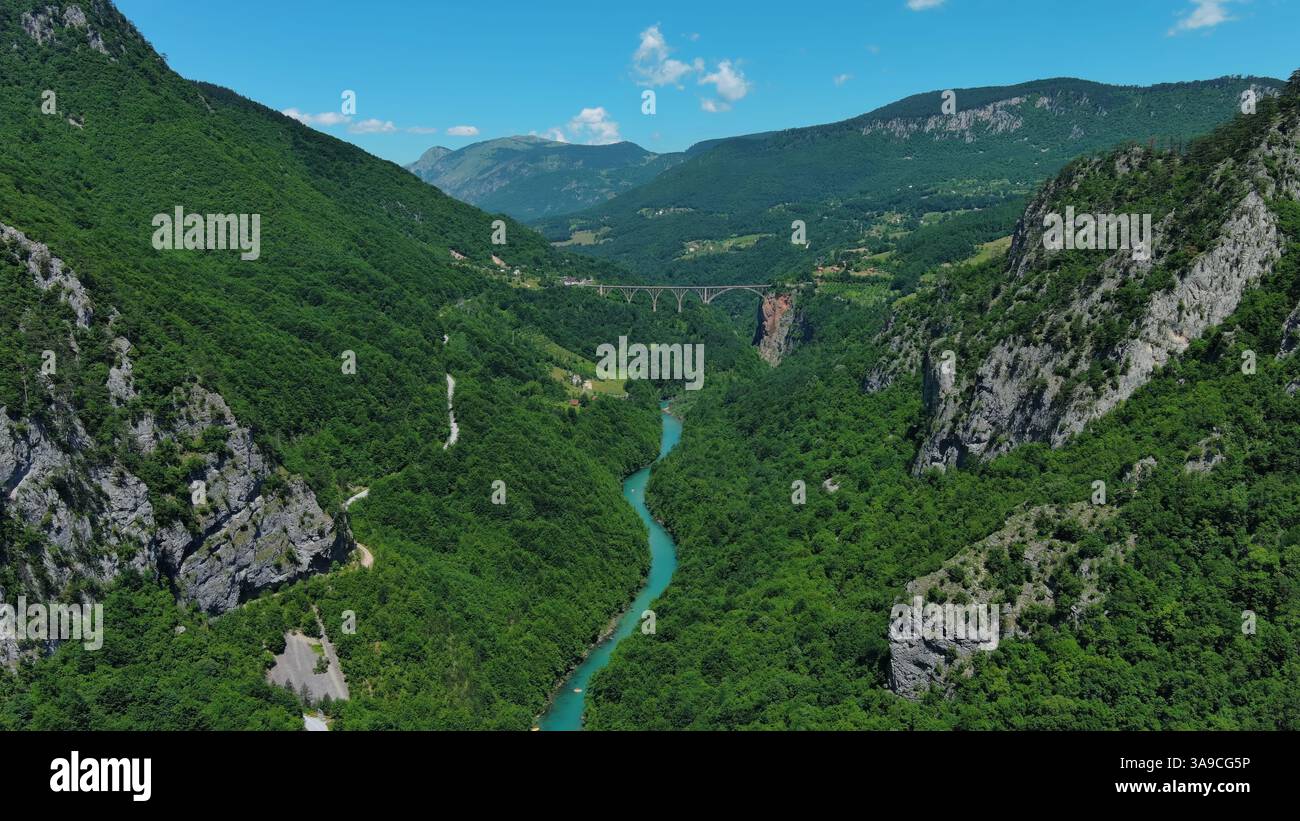 Tara River canyon and mountains Stock Photo - Alamy