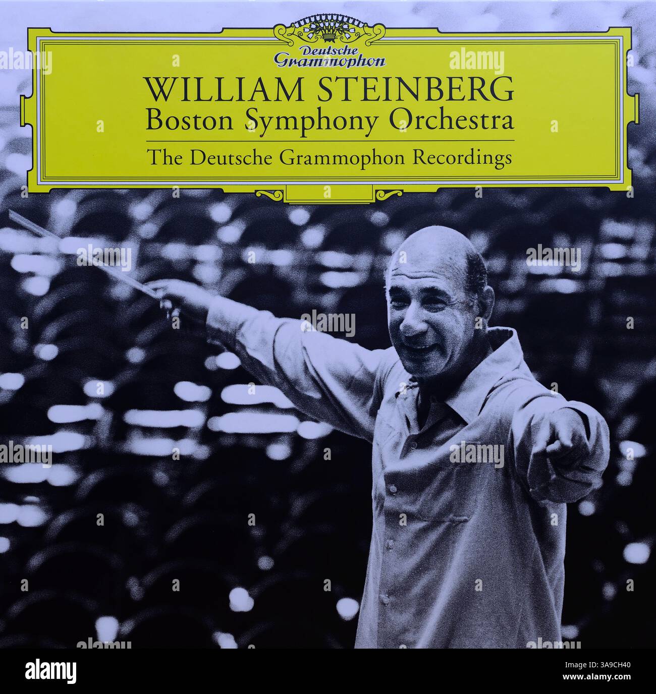 Vintage vinyl record cover, William Steinberg, Boston Symphony Orchestra, 3 LP box, Deutsche ...