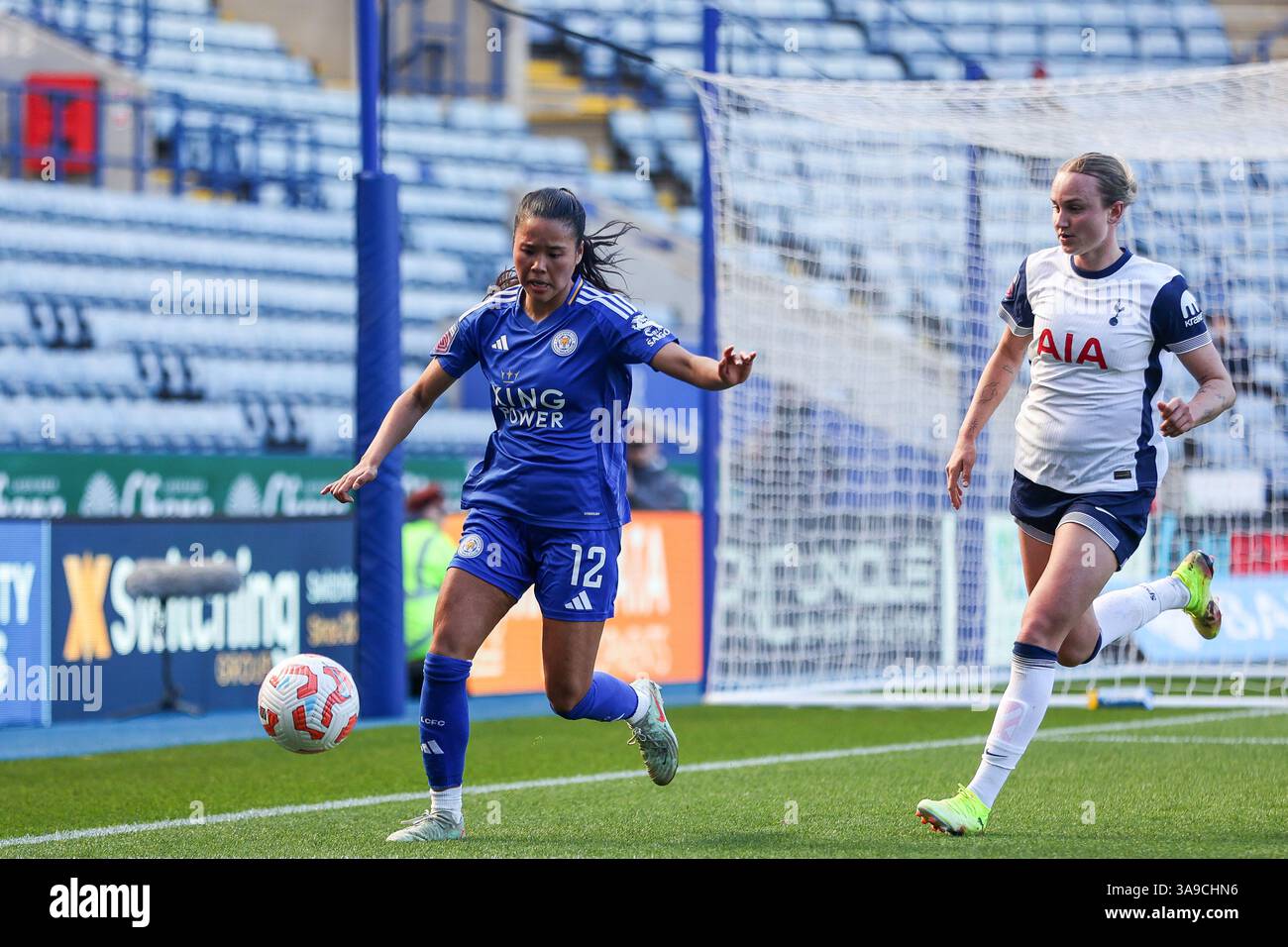 Leicester, UK. 30th Mar, 2025. #12, Asmita Ale of Leicester City in ...